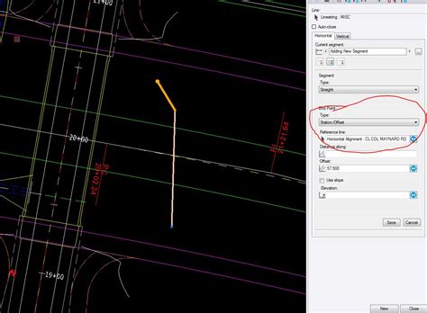 Determine Line Direction Using Trimble Terramodel Vvtipix