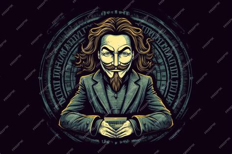 Premium Ai Image Anonymous Hacker Portrait Cybersecurity And Cybercrime Concept