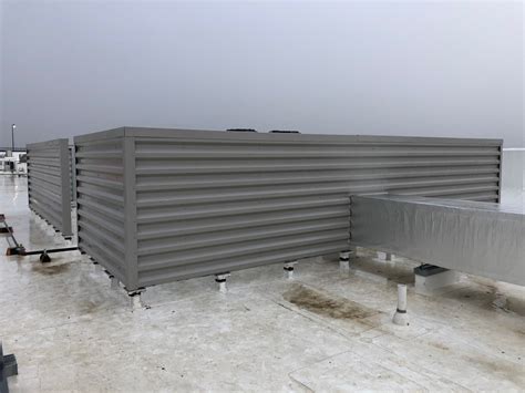 Commercial Roof Screens And Rooftop Equipment Screens Lawrence Fabric
