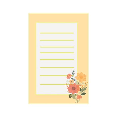 Premium Vector Cute Notebook Paper