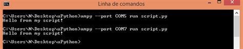 esp32 esp8266 micropython教程：从计算机运行脚本 df创客社区