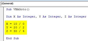 VBA GoTo How To Use Excel VBA Goto Statement