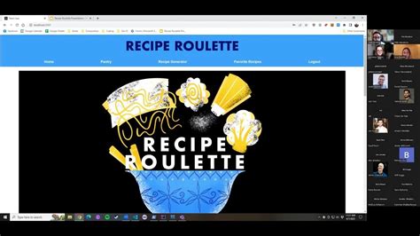 Dev10 Final Project Presentation Recipe Roulette Youtube