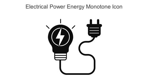 Electrical Power Energy Monotone Icon In Powerpoint Pptx Png And Editable Eps Format Ppt Powerpoint