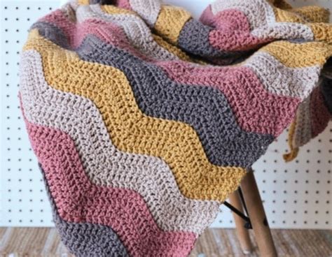 Free Crochet Ripple Afghan Patterns Great Ripple Crochet Blankets Free