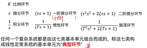 运动控制先导课（四）——典型环节的传递函数 csdn博客