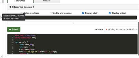 Solved WorkArea Results Instructions Assume That Name And Chegg