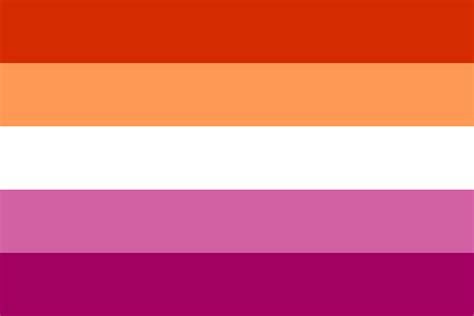Orange And Pink Lesbian Flag Svg By S191026 On Deviantart