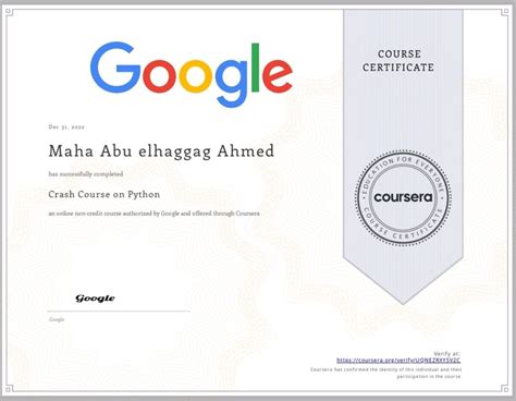 Maha Haggag Hakim On Linkedin Ive Just Completed A Crash Course On Python