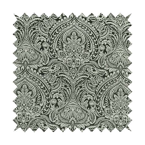 Zenith Collection In Smooth Chenille Finish Black With Grey Colour Dam