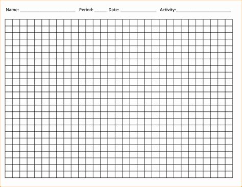 Blank Line Graph Template