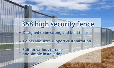 High Quality Galvanized Clear View Anti Theft Anti Cut Fence 358 Anti
