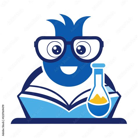 Volumetric Flask Laboratory Research Vector Clipart Line Art And Cartoon Illustration