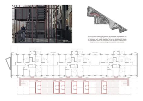 Architecture Project Flexible Living Spaces With Fabric Dividers And Steel Framework For