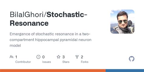 GitHub BilalGhori Stochastic Resonance Emergence Of Stochastic Resonance In A Two Compartment
