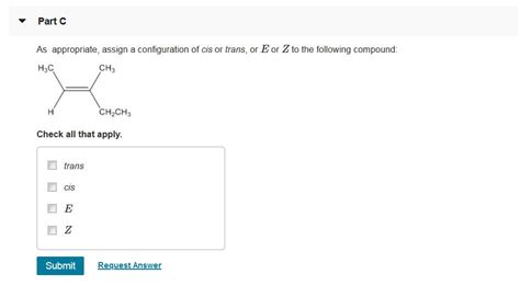solved part a as appropriate assign a configuration of cis