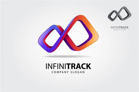 Infinity Track Vector Logo Template This Is A Simple And Effective Logo That Can Be Used In Any