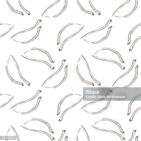 손으로 그린 사프란 꽃과 유봉이 있는 완벽 한 패턴 크로커스 그림 흰색 배경에 클립 아트 흑백 그림 음식 음료 향신료 향기 디자인용 템플릿 갈색에 대한 스톡 벡터 아트 및