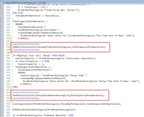 Eventrequest Codeunit 99000774 Function Calculateroutingline