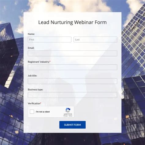 Generate Leads FormBuilder