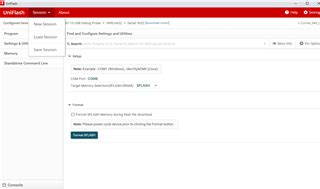IWRL BOOST Can T Flash Appimage Using Uniflash Sensors Forum Sensors TI E E Support Forums