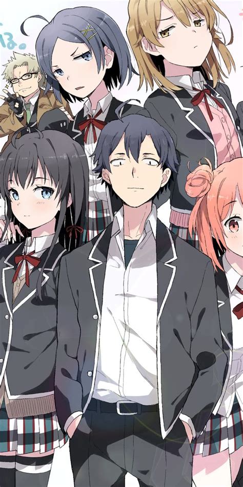 Завантажити шпалери на робочий стіл ПК Аніме Моя Романтична Комедія Не Зовсім Те На Що Я