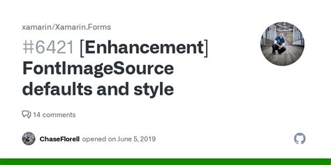 [enhancement] fontimagesource defaults and style · issue 6421