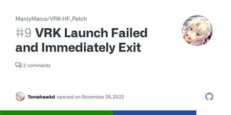 VRK Launch Failed And Immediately Exit Issue ManlyMarco VRK HF Patch GitHub