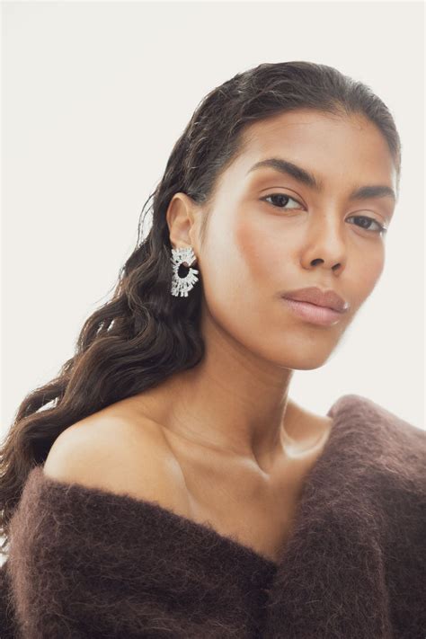 Camilla Pihl Smykker The Shimmering Earring Silver Villoid