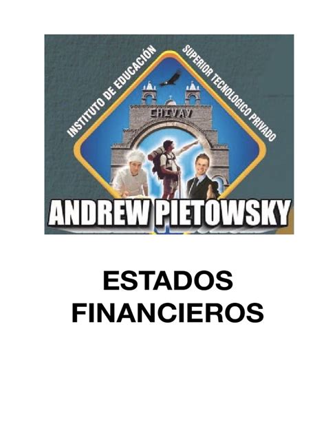Estados Financieros Pdf Estado Financiero Contabilidad