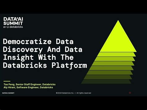 Free Video Democratize Data Discovery And Data Insight With The