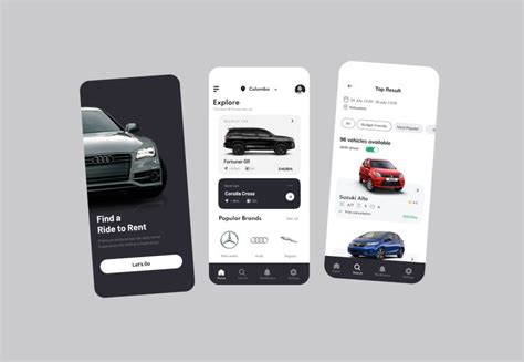 Senuki Perera On Linkedin Uidesign Figma Carrentalapp Senukiperera