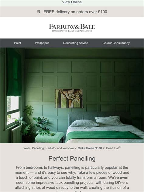 Farrow And Ball A Simple Way To Get Perfect Panelling Milled
