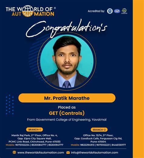 The World Of Automation Automation Institute On Linkedin Congratulation Theworldofautomation