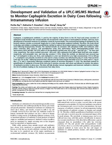 pdf development and validation of an uplc ms ms method for the