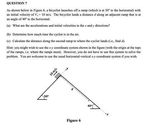 Solved QUESTION As Shown Below In Figure A Bicyclist Chegg