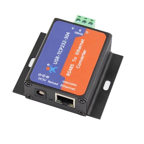 RS485 To Ethernet Converter 10 100MHz Serial Server TCP IP ARM