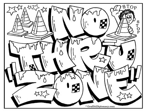 Graffiti Coloring Pages At Free Printable Colorings