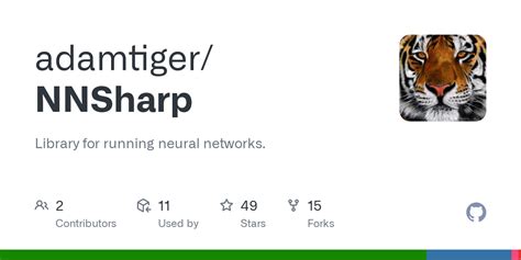 GitHub Adamtiger NNSharp Library For Running Neural Networks