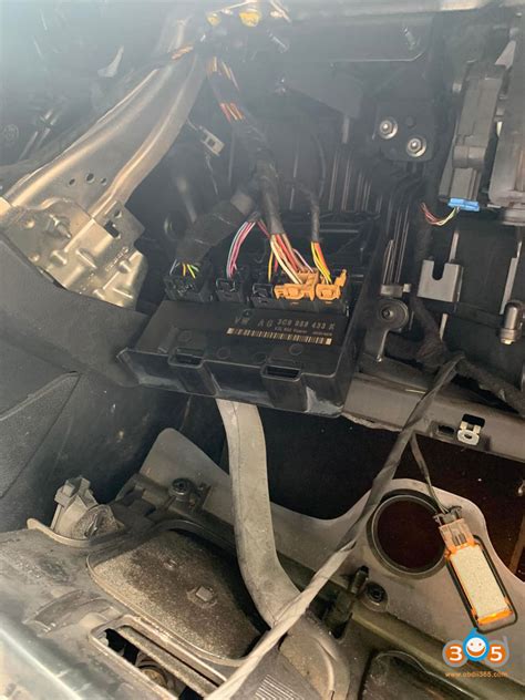 vw passat b6 2007 all keys lost with autel im608 on bench car key