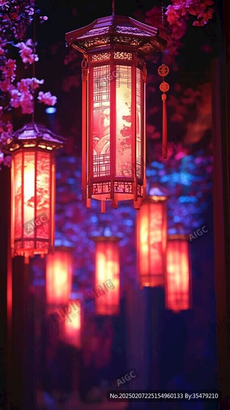 Ai创作图古风灯 古风彩灯 古风灯饰 汉服宫灯 汉服灯饰 灯笼古风 古风人物喜庆灯饰 古风灯笼 古风路灯 楼阁花灯 中式灯场景 古风灯笼素材 灯笼与红樱 宫庭灯 唯美灯笼 昵图网
