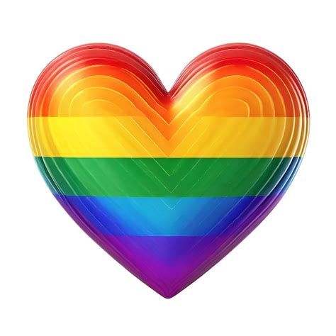 Heart Pride Flag Psd 3000 High Quality Free Psd Templates For Download