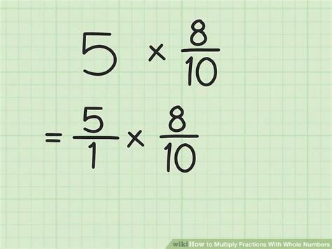 3 Ways To Multiply Fractions With Whole Numbers Multiplying Fractions Fractions Fractions