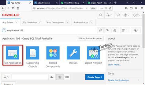 Oracle Apex 7 Query Di Application Builder Using SQL Builder Open Networking
