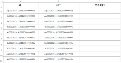 exce中让两列数据一一对应 excel快速对比两列数据的不同 csdn博客