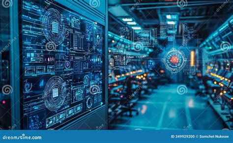 Explore The Future Of Health Data Analysis In A Cyberpunk Inspired Facility With Advanced