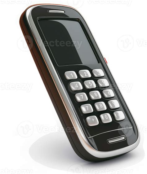 Portable Communication Device With Numeric Keypad 60726727 Png