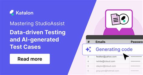 Mastering Studioassist Data Driven Testing And Ai Generated Test Cases