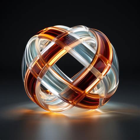 Premium Ai Image Abstract Knot Made From Plastic