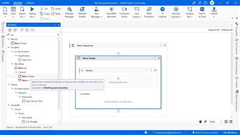 Uipath Retry Scope Activity Step By Step Guide